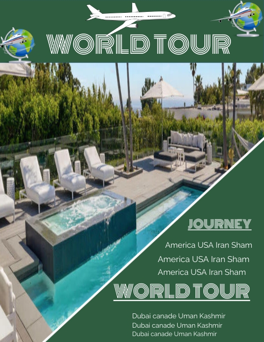 Travel and tour flyers Template | PosterMyWall