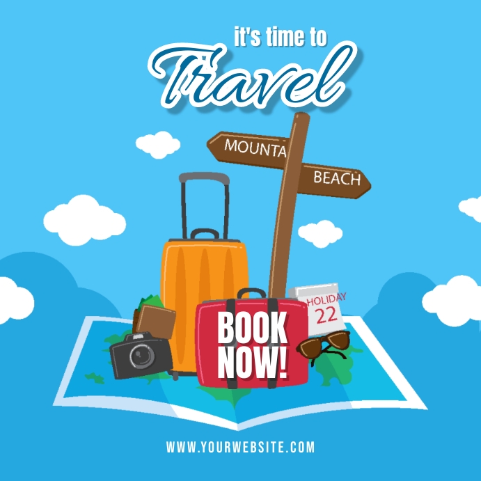 Travel and Tour Promotion Poster Template | PosterMyWall