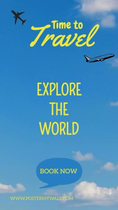 Travel and Tour video template | PosterMyWall