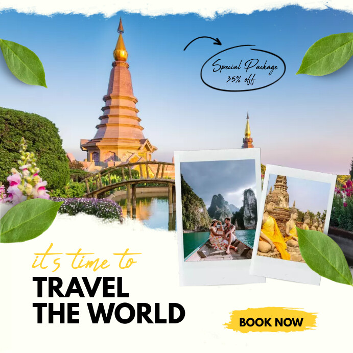 traveL and vacation AGENCY template | PosterMyWall