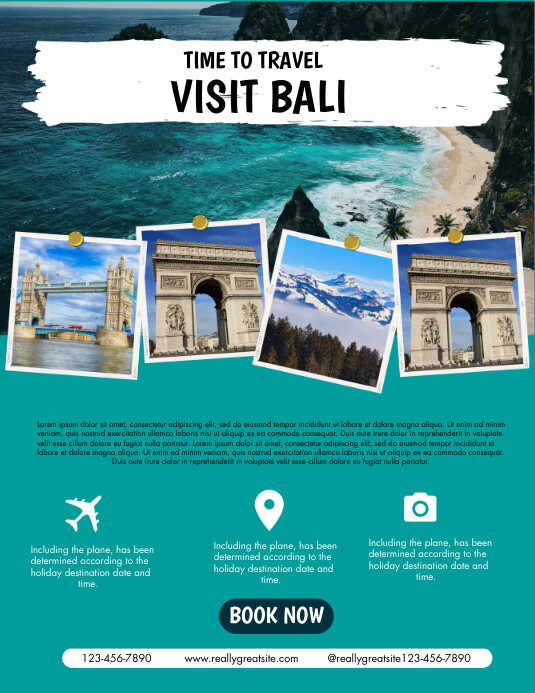 traveL and vacation AGENCY template | PosterMyWall