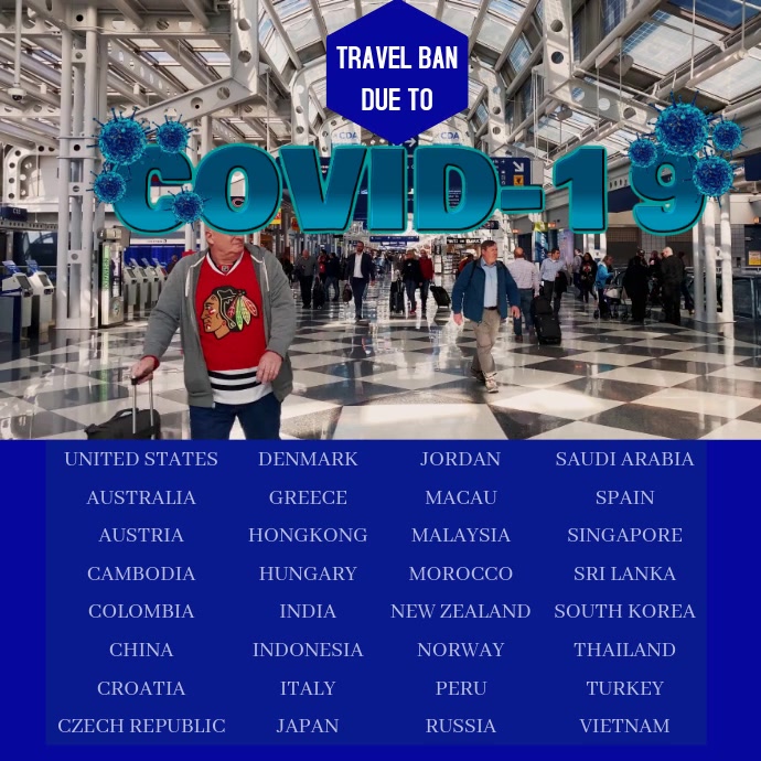 travel ban Template | PosterMyWall