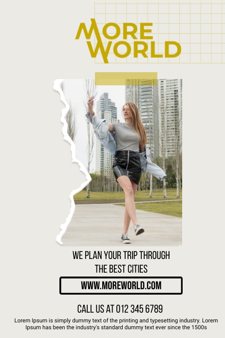 Travel Best City AD Template | PosterMyWall