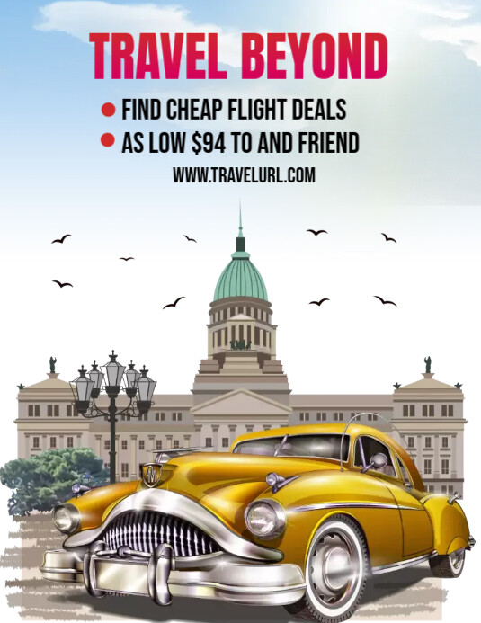 Travel Beyond Template | PosterMyWall