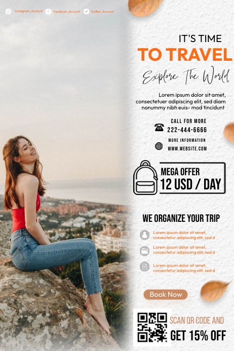 Travel Cover Template | PosterMyWall