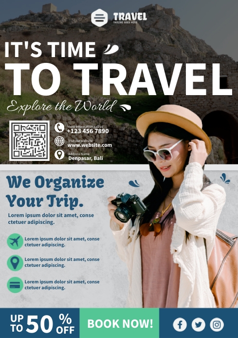 Copy of Travel Design Poster | PosterMyWall