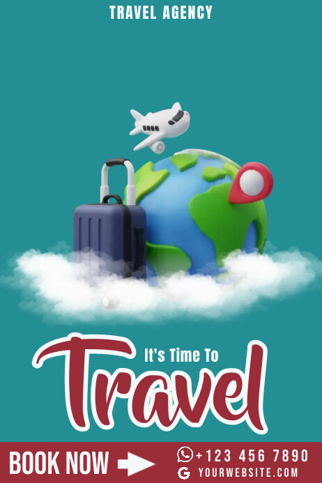 TRAVEL Template | PosterMyWall