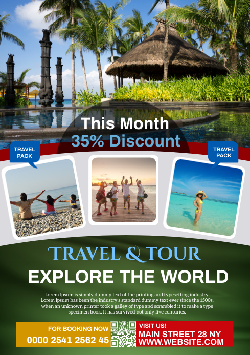 TRAVEL Template | PosterMyWall