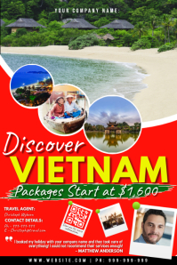 Holiday Travel Poster Flyer Template | PosterMyWall