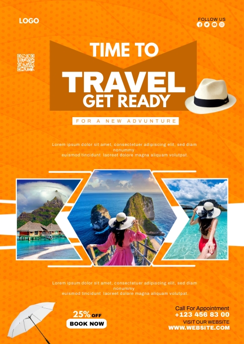 TRAVEL Template | PosterMyWall