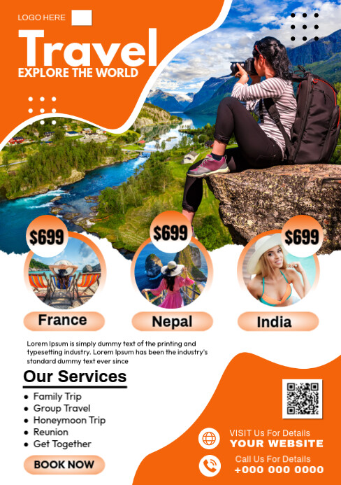 TRAVEL Template | PosterMyWall