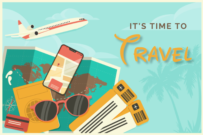 TRAVEL Template | PosterMyWall