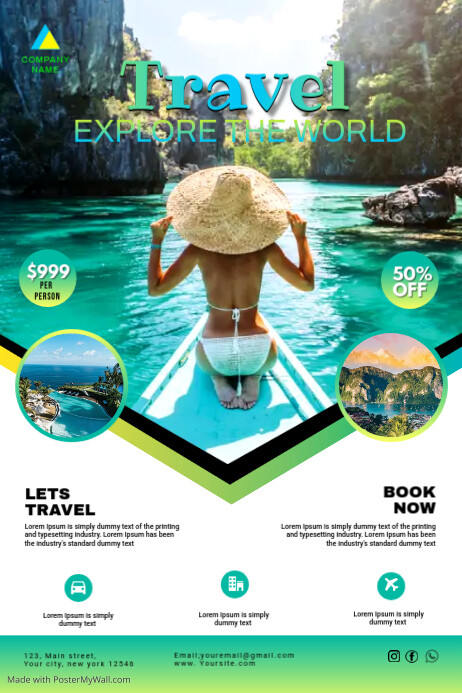 TRAVEL Template | PosterMyWall
