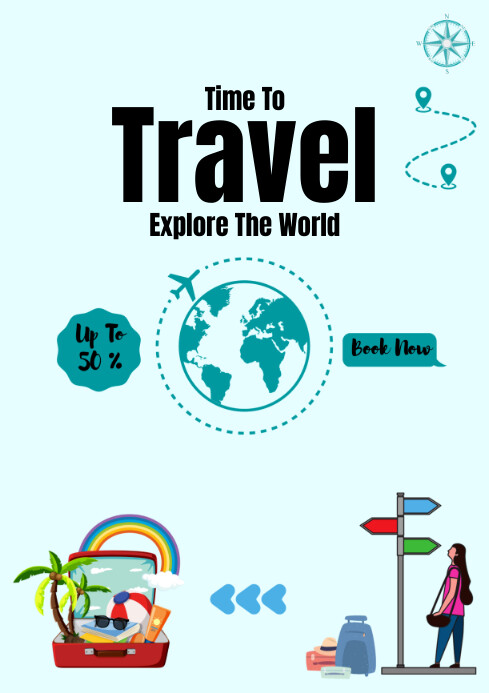 TRAVEL Template | PosterMyWall