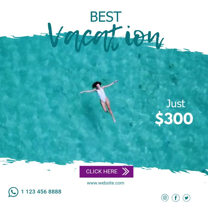 Travel Design Template Video Advertising, Tra | PosterMyWall