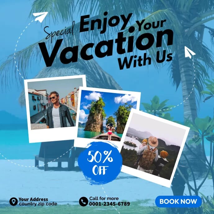 Copy of Travel Destination Ads | PosterMyWall