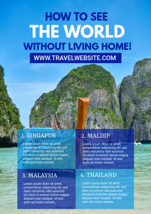 Travel Destination Template | PosterMyWall