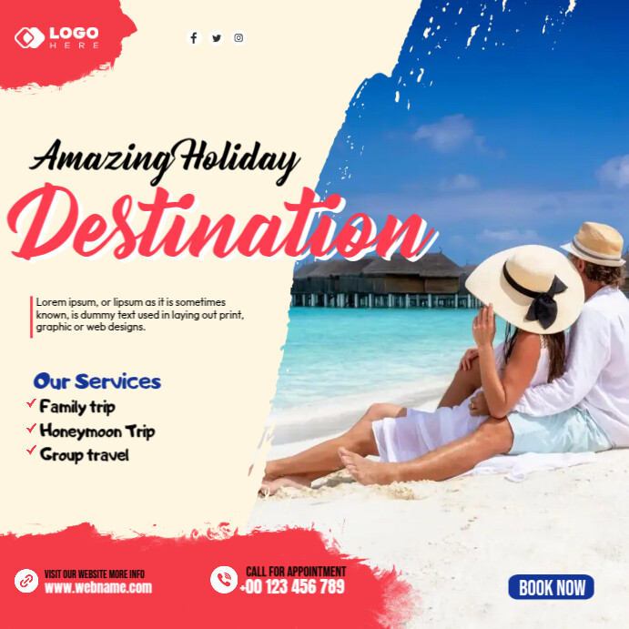 Travel Destination Discount Offer Template | PosterMyWall