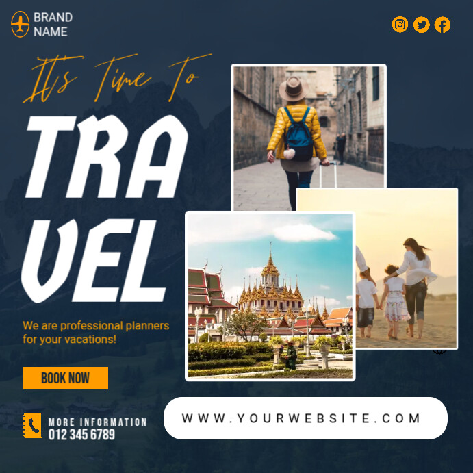 Plantilla de Travel Destination Template | PosterMyWall
