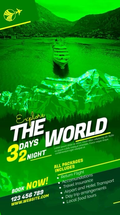 Travel Digital display Template | PosterMyWall