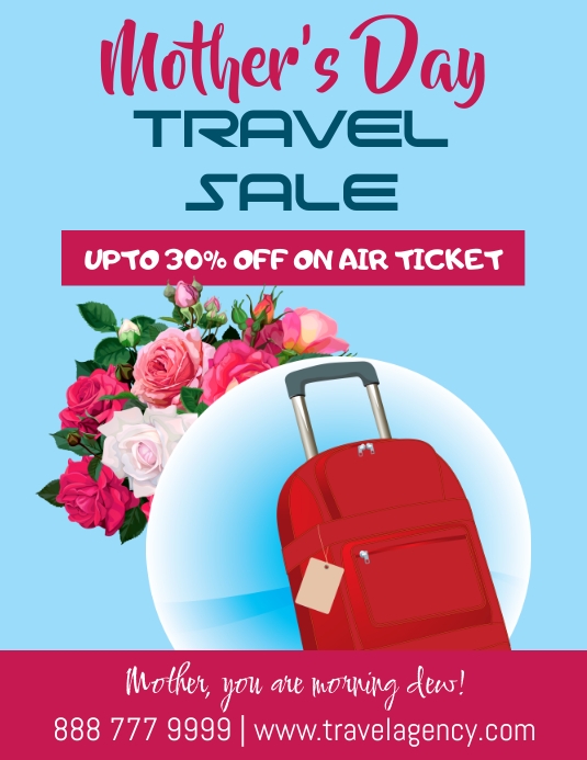 Travel Discount Flyer Template | PosterMyWall