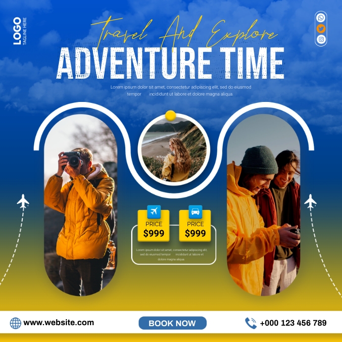Travel Explore Adventure Template | PosterMyWall