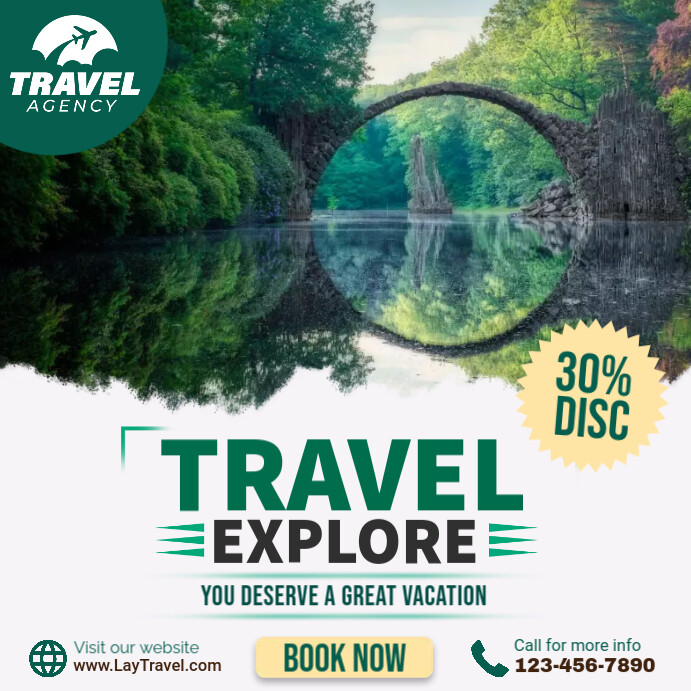 Travel Explore Template | PosterMyWall