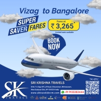 Flight fare Template | PosterMyWall