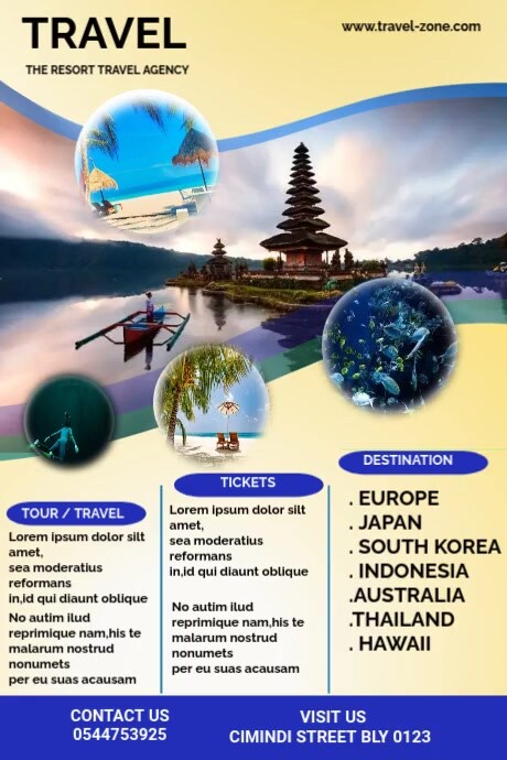 Travel Flyer (1) Template | PosterMyWall