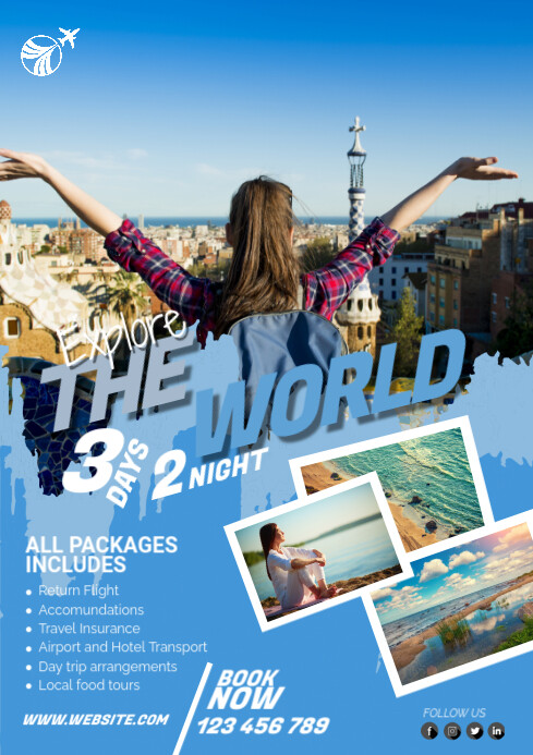 Travel Flyer Template | PosterMyWall