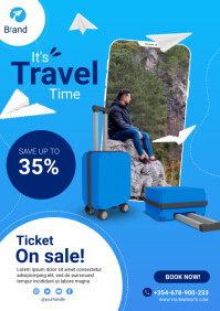 The Bahamas Travel Poster Flyer Template | PosterMyWall