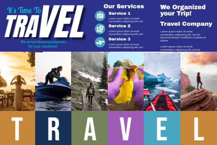 Travel Flyer Layout Template | PosterMyWall
