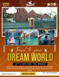 Adventure Travel Ads Template | PosterMyWall