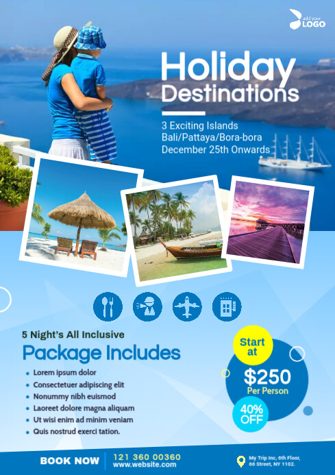 Brosur Templat Selebaran Perjalanan | PosterMyWall