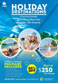 FLIGHT TRAVEL AGENCY FLYER TEMPLATE | PosterMyWall