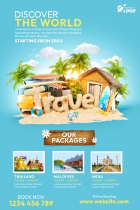 Travel Agency Poster Template | PosterMyWall