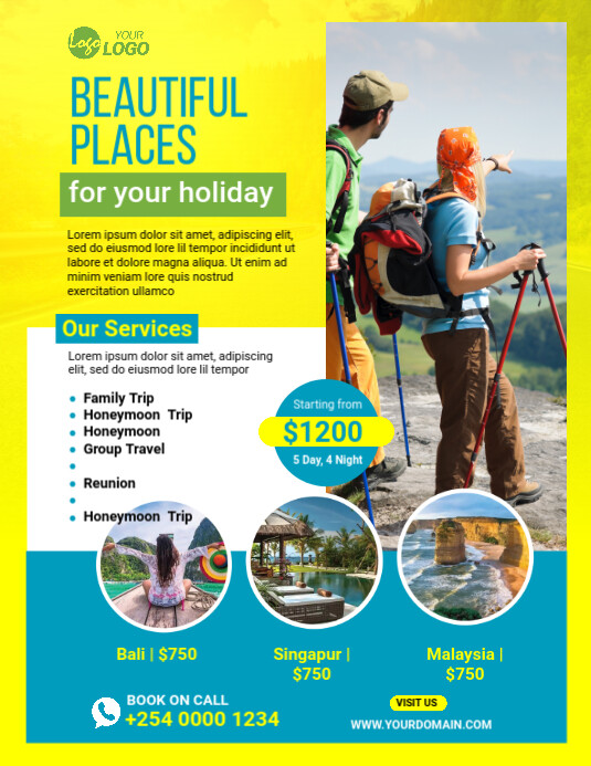 Travel Flyer Template | PosterMyWall