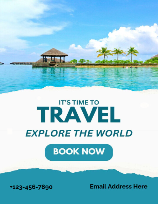 Travel flyers template | PosterMyWall