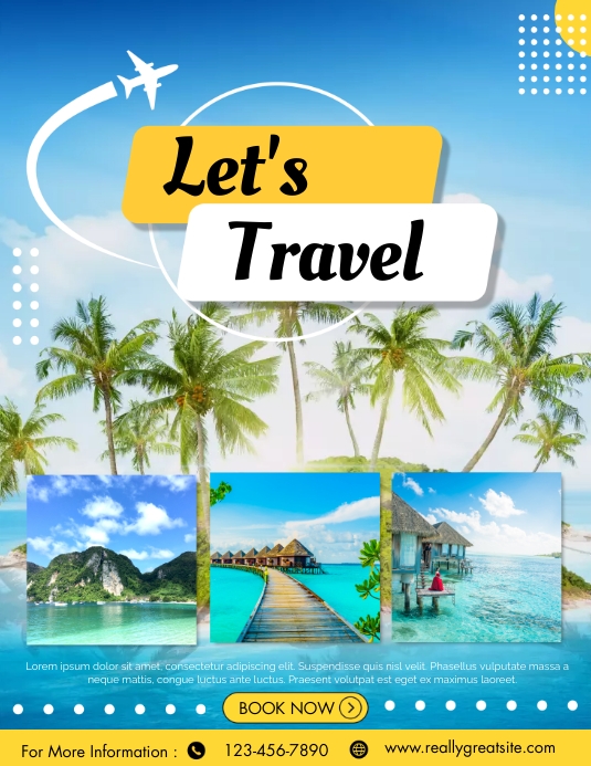 Copy of TRAVEL FLYERS TEMPLATES | PosterMyWall