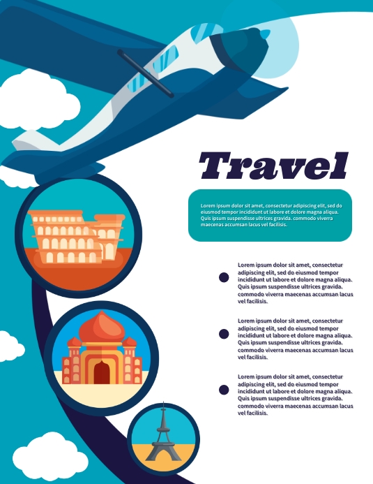Travel Holiday Ads Template | PosterMyWall