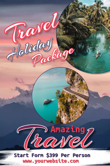 Copy of Travel Holiday Package | PosterMyWall