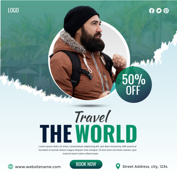 travel-holiday-template | PosterMyWall
