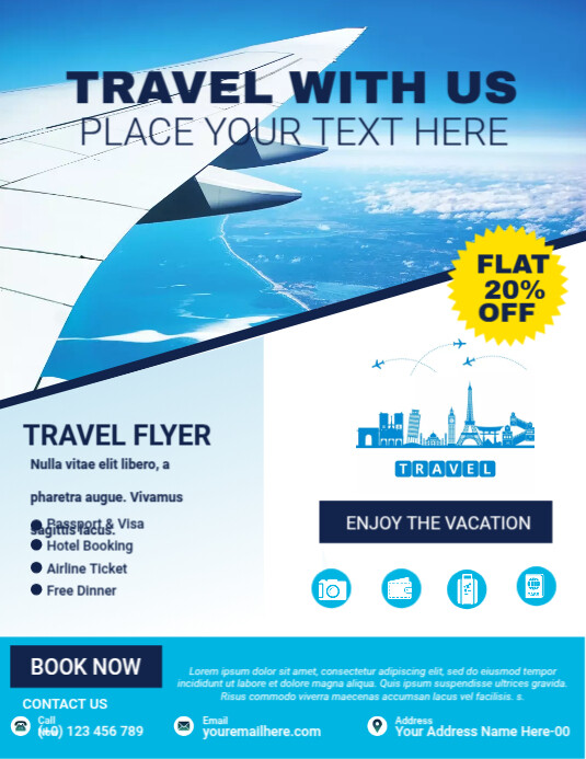 Copy of Travel Holiday Trip Ads | PosterMyWall