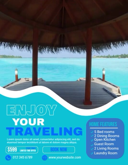 Travel Holiday Video Ads Template | PosterMyWall