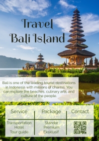 Travel In Bali Template | PosterMyWall