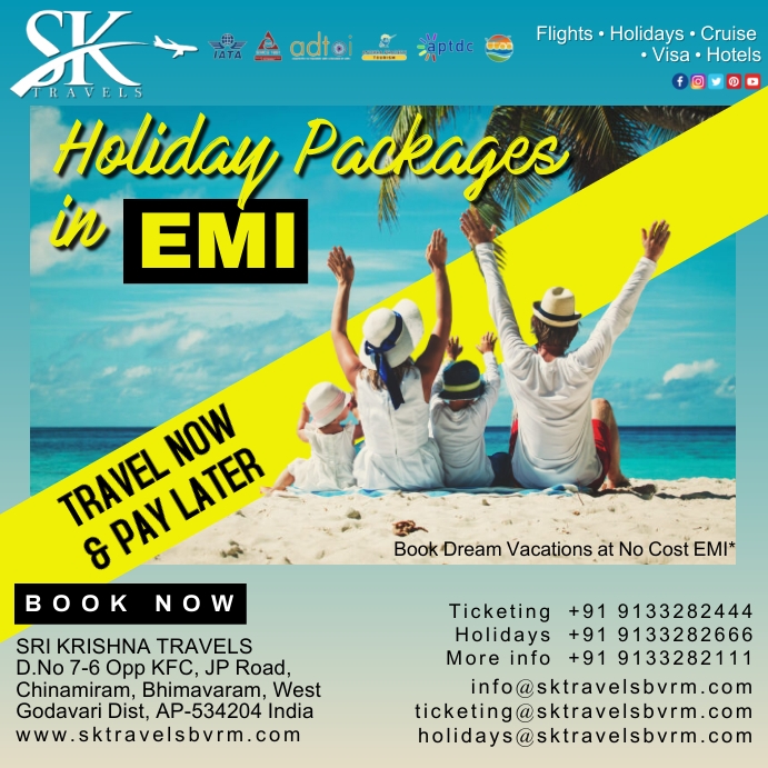 Travel in EMI Template | PosterMyWall