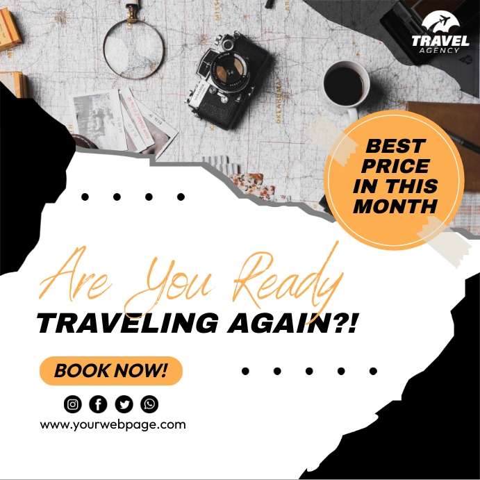 Travel Instagram Ads Template | PosterMyWall