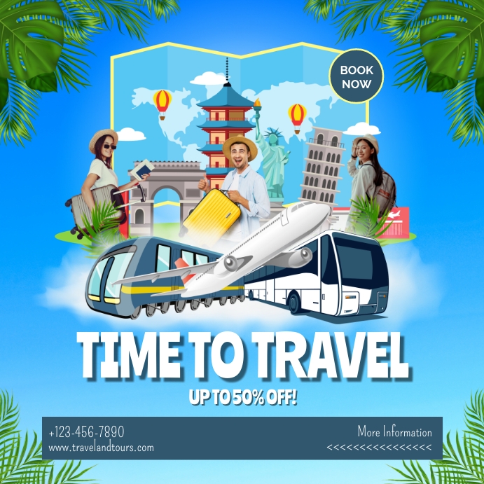 Travel Instagram Post Template | PosterMyWall