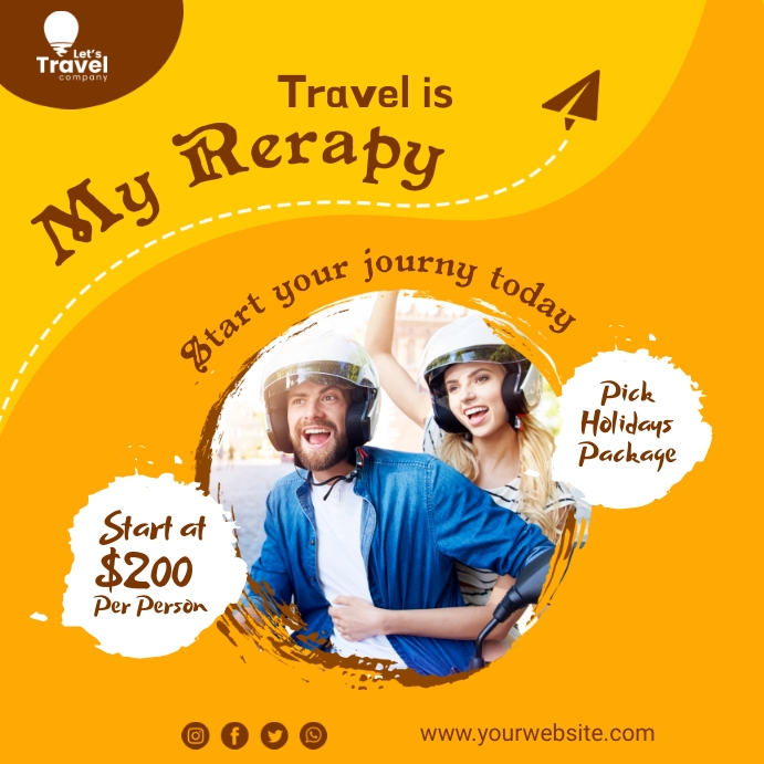 Travel Instagram Post Template | PosterMyWall