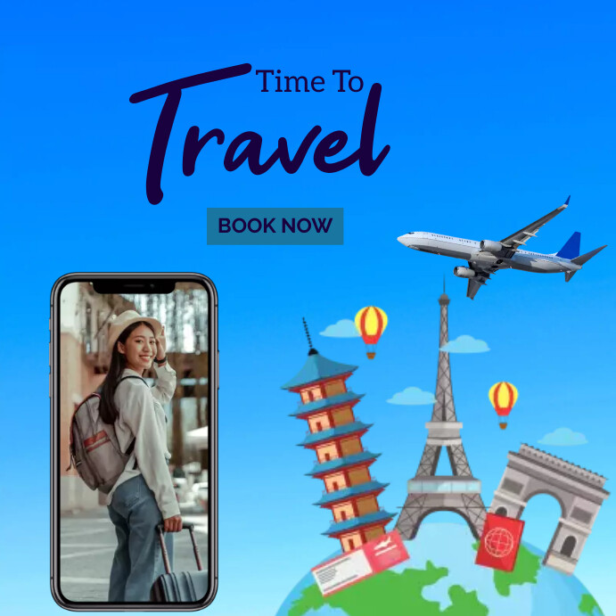 Travel Instagram Post Template | PosterMyWall